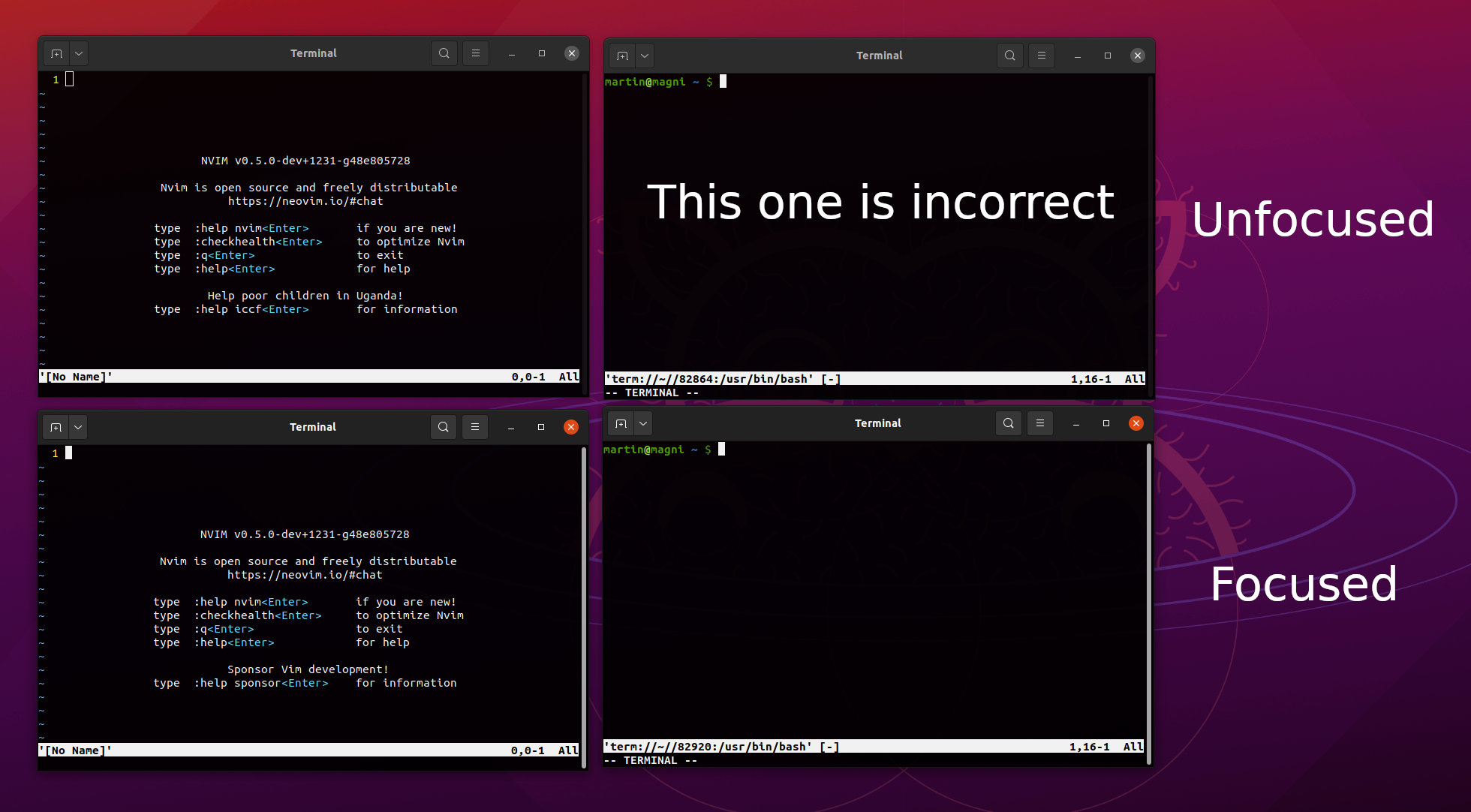 Terminal Mode The Cursor Stays A Solid Block Even When The Terminal Window Is Unfocused · Issue
