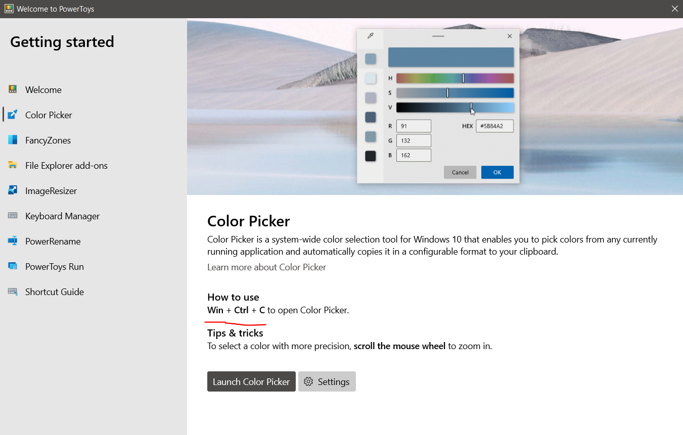 Typo in Welcome page shortcut for Color Picker · Issue #11608 ...
