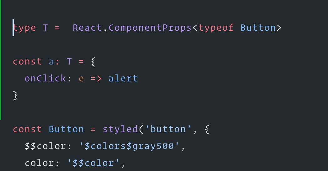 React.ComponentProps not working as expected · Issue #248 · stitchesjs/stitches · GitHub
