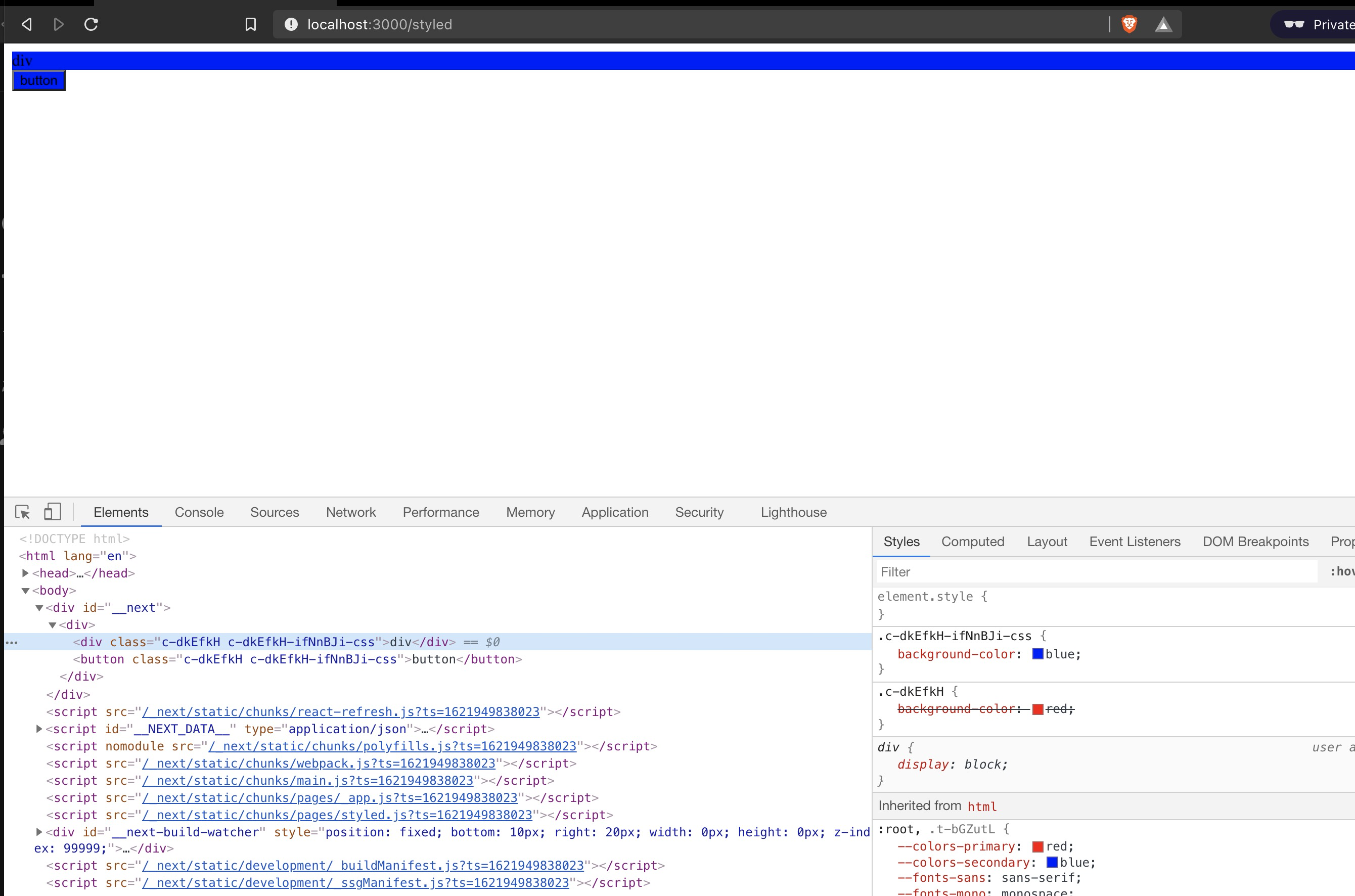Specificity issue when components share the same style · Issue #474 · stitchesjs/stitches · GitHub