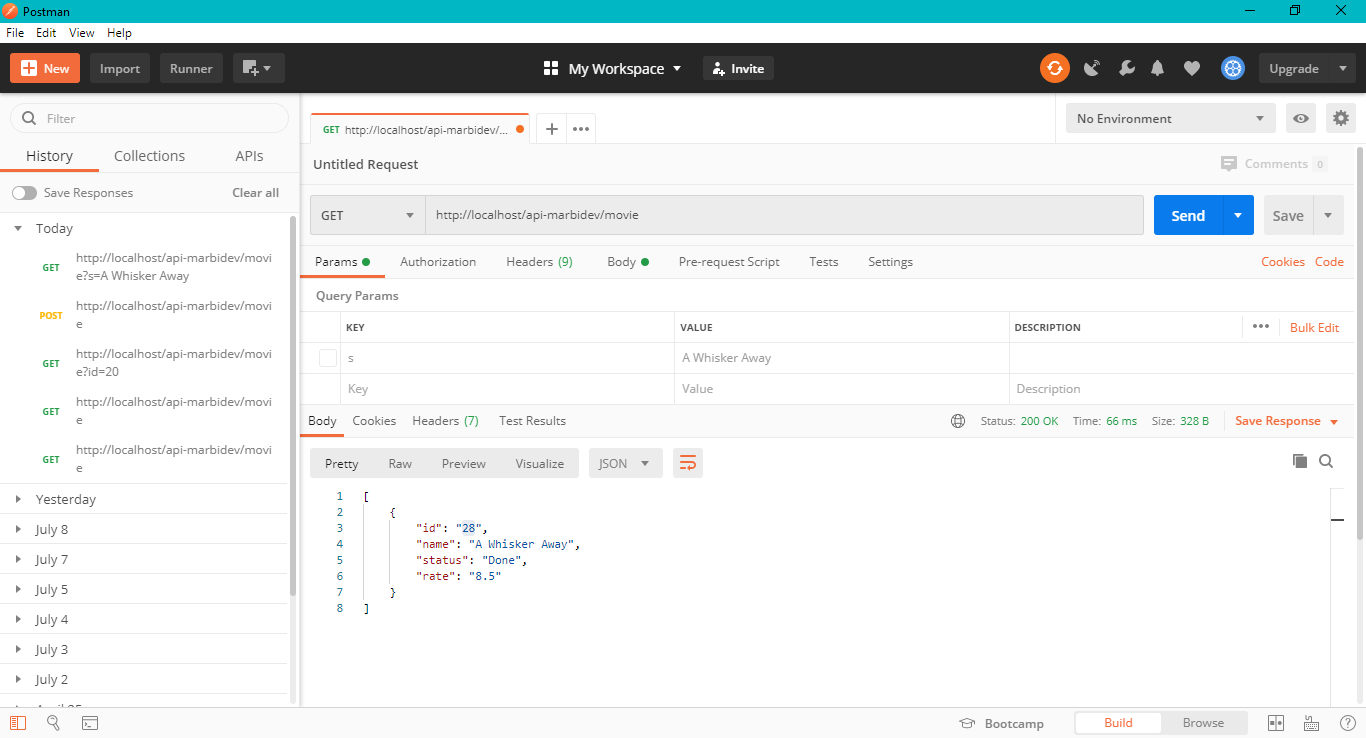REST API Codeigniter Test Your API · Issue #6 · dwikimarbi/MamovieBot ...