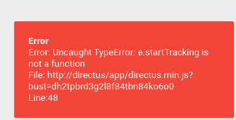 Uncaught TypeError: e.startTracking is not a function when trying to open a M2O field before ...