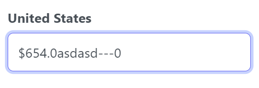 InputNumber: Doesn't allow minus sign in currency mode · Issue #4875 · primefaces/primereact ...