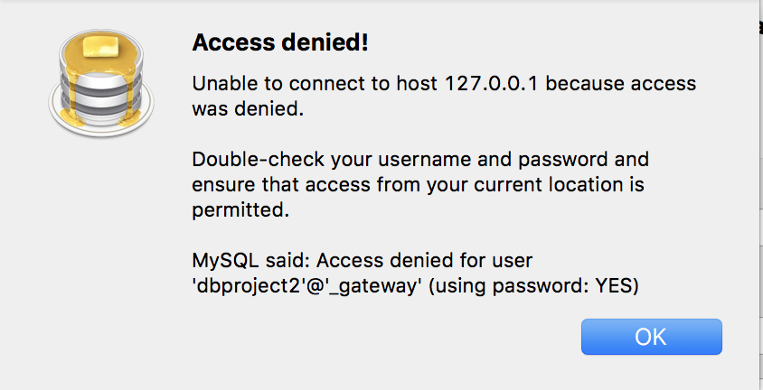 Unable to connect to host 127.0.0.1 because access was denied. · Issue ...