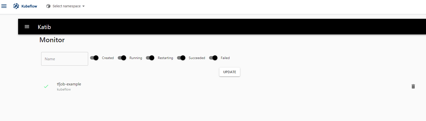 UI not showing experiment results · Issue #916 · kubeflow/katib · GitHub