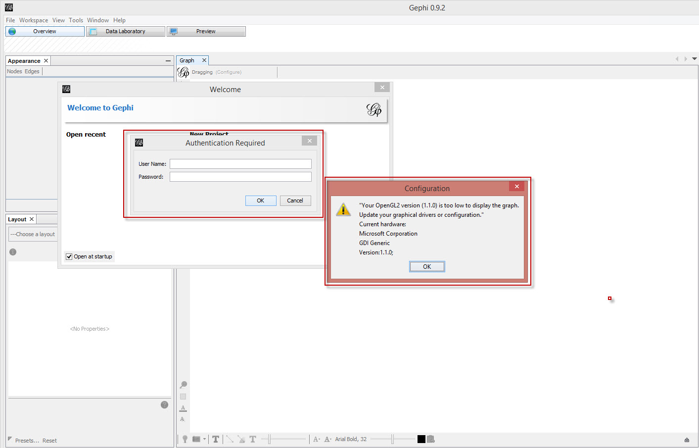Freeze after launch Gephi · Issue #1931 · gephi/gephi · GitHub