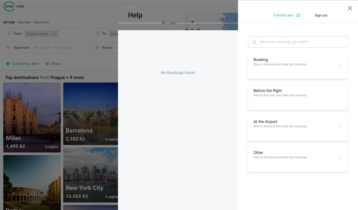Display info about upcoming booking · Issue #28 · kiwicom/smart-faq · GitHub