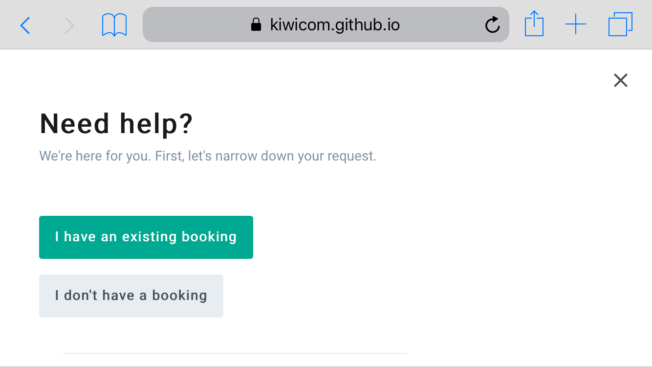 Responsive layout is still broken on mobile · Issue #449 · kiwicom/smart-faq · GitHub