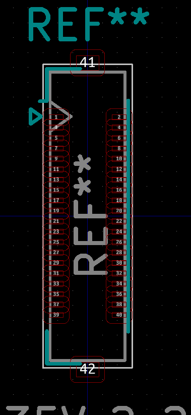 Hirose conn BM24 series. 40 pin. Receptacle and header (!556) · Merge ...