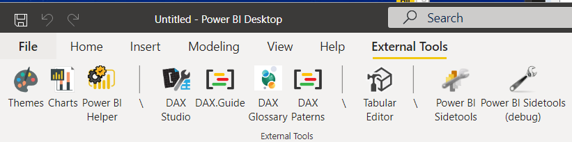 Power Bi External Tools Ribbon: Power Bi Tools List – GXRAJM