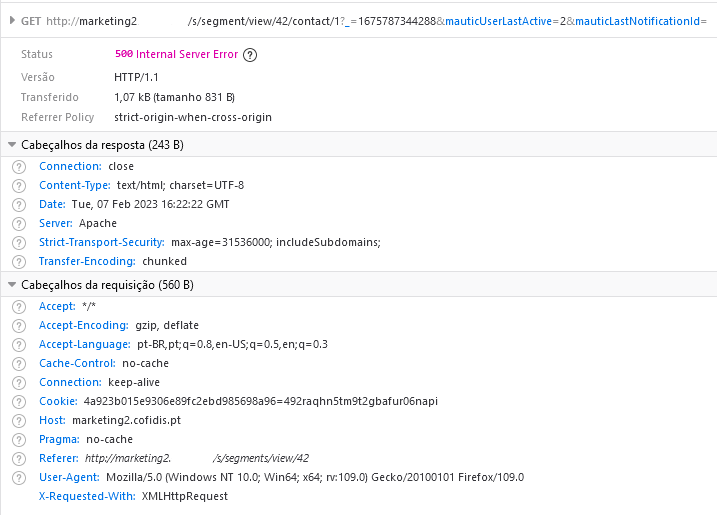 Segment member contact list not loading in tab 4.4.1 · Issue #11475 · mautic/mautic · GitHub