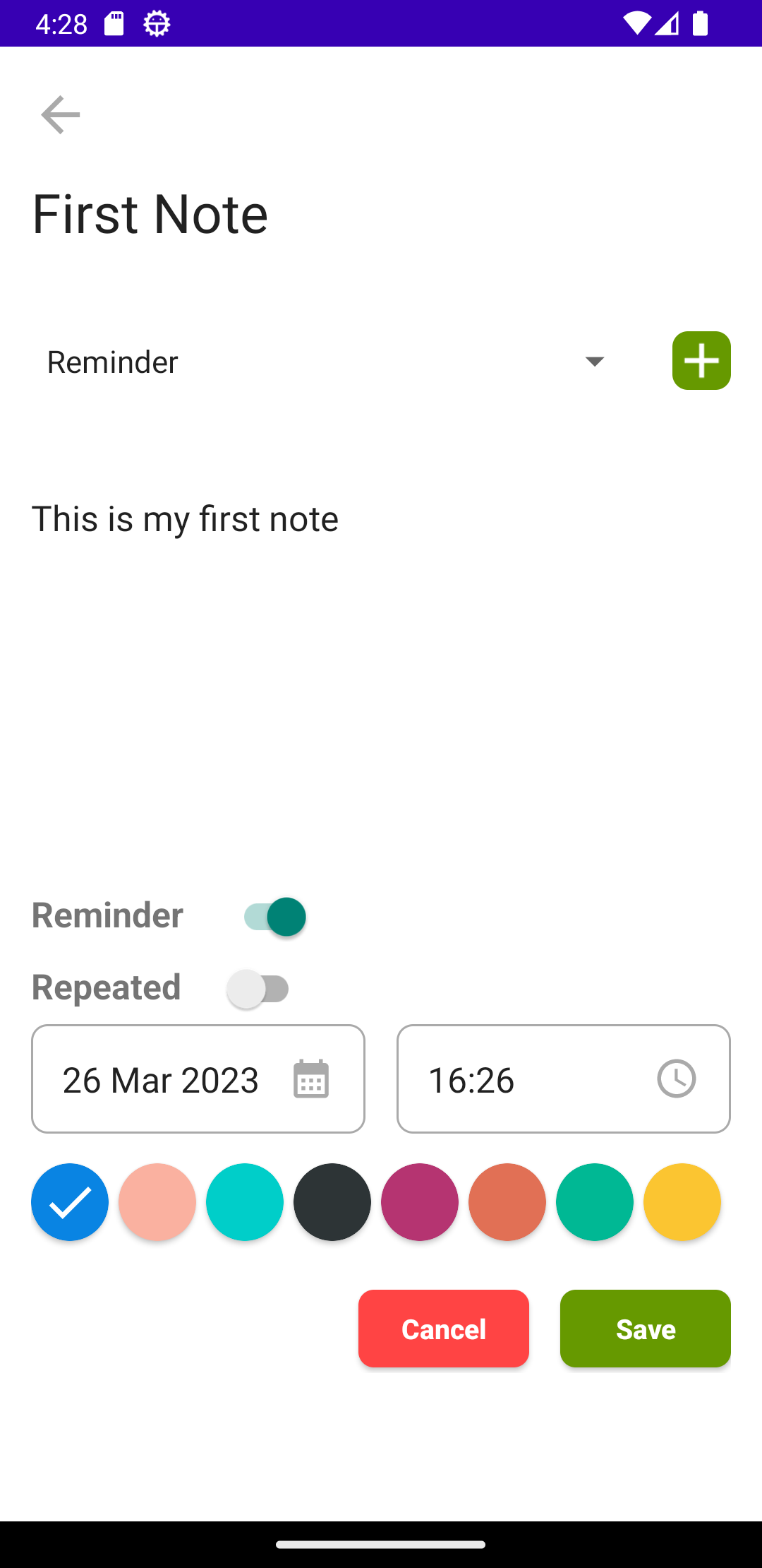 GitHub - azhan3211/mizani-note: Clean Architecture + MVVM + Room + Coroutine + Flow + Koin Injection