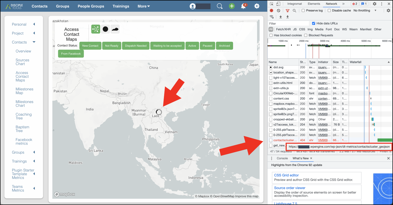 DT Metrics Maps are not loading or populating data · Issue #1433 · DiscipleTools/disciple-tools ...