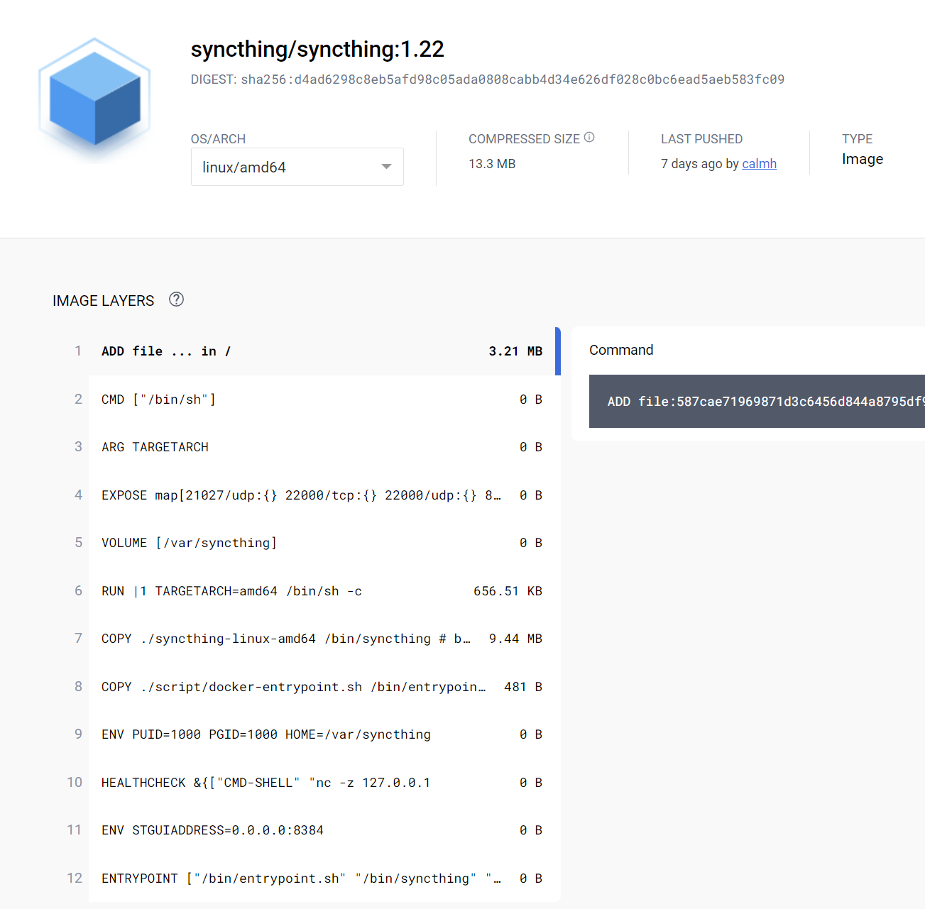 docker hub has old image tagged as 1.22.2 · Issue #8705 · syncthing/syncthing · GitHub