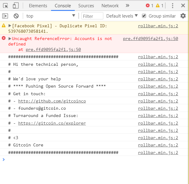 "ReferenceError: Accounts is not defined" Error printed to console when sending a tip · Issue ...