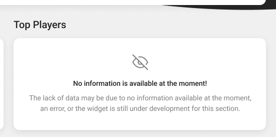 No information when no data is available for any of the options · Issue ...