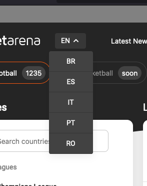 Language menu option · Issue #495 · Betarena/scores · GitHub