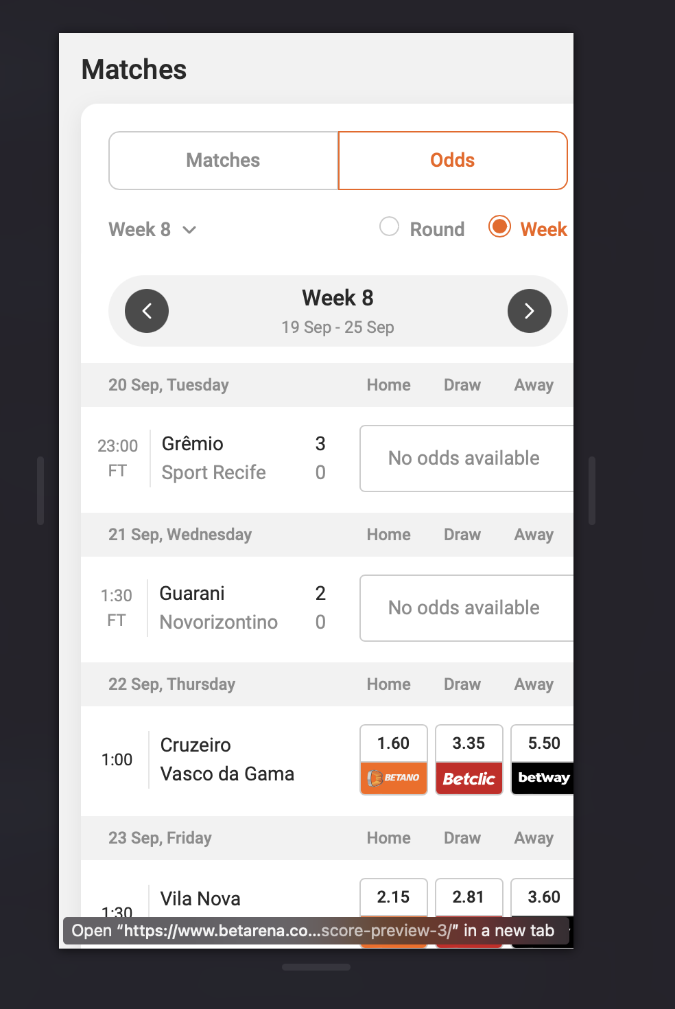 CSS - Odds Mobile · Issue #671 · Betarena/scores · GitHub