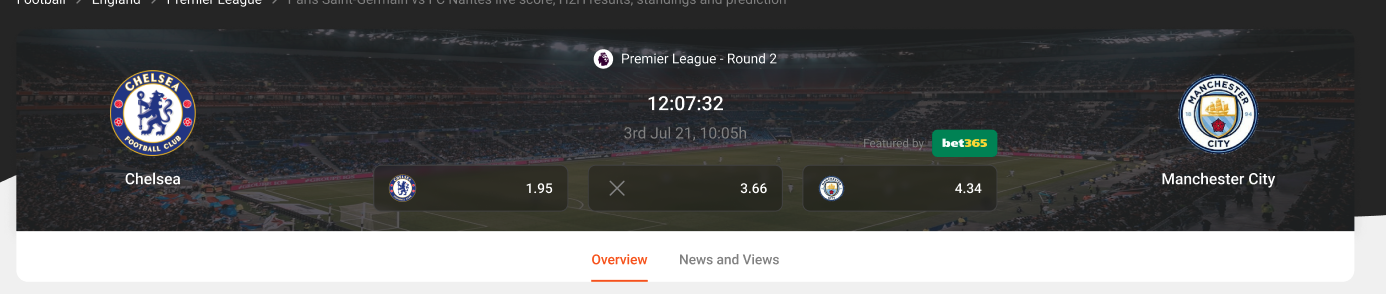 Frontend - Widget fixture_scoreboard · Issue #701 · Betarena/scores ...