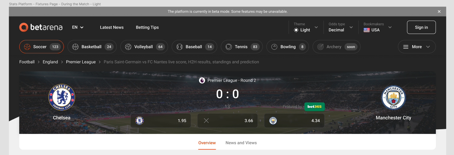 Frontend - Widget fixture_scoreboard · Issue #701 · Betarena/scores · GitHub