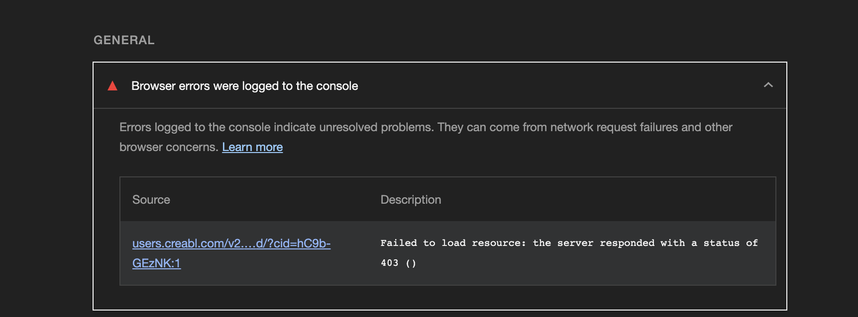 Console Errors · Issue 732 · Betarenascores · Github