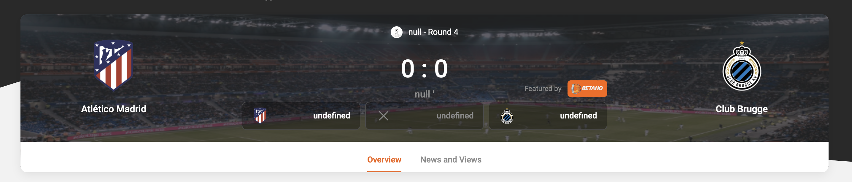 Live fixtures without data · Issue #744 · Betarena/scores · GitHub