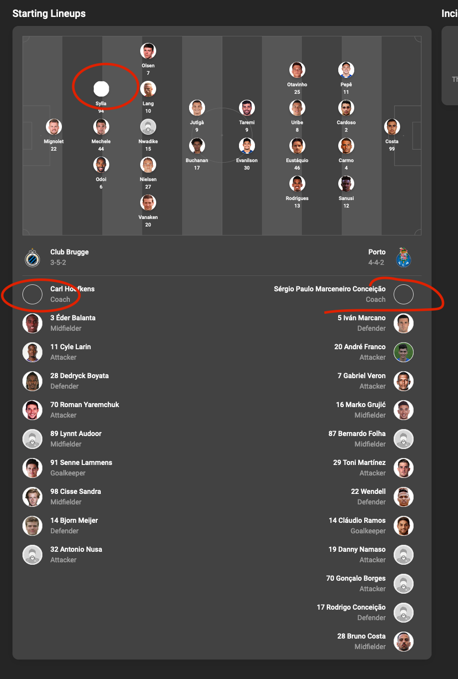 Fixture Lineups missing avatars · Issue #800 · Betarena/scores · GitHub