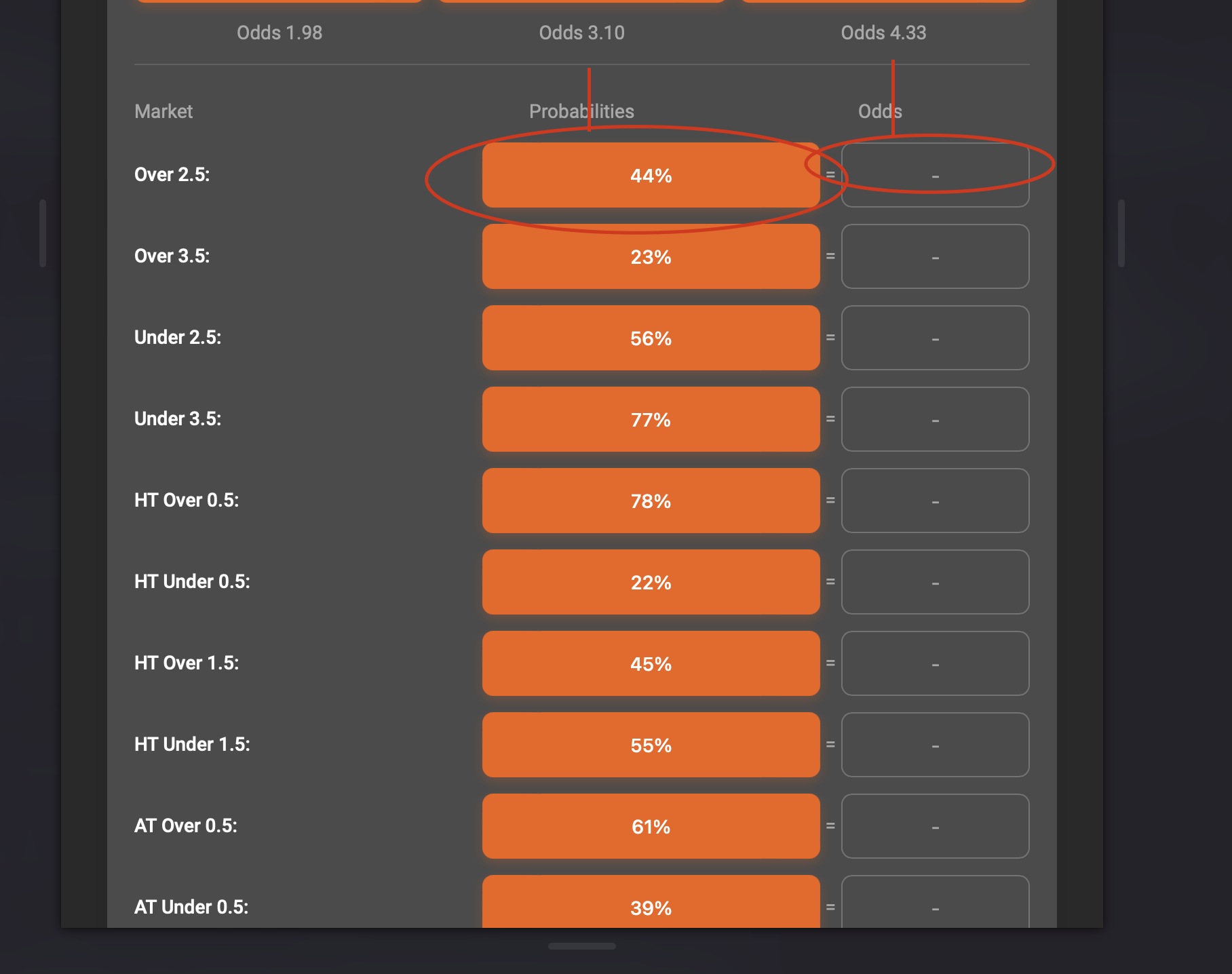 fixtures Probabilities Tablet · Issue #933 · Betarena/scores · GitHub