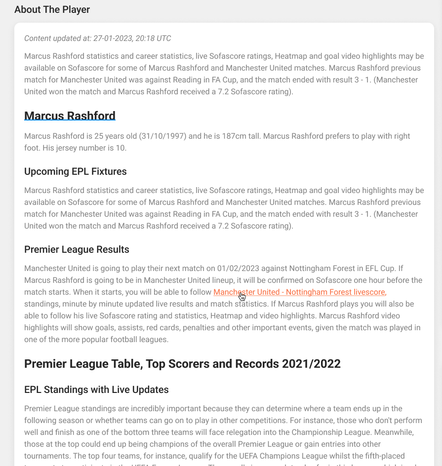 Football Player Content (football_player _seo) · Issue #1197 · Betarena/scores · GitHub