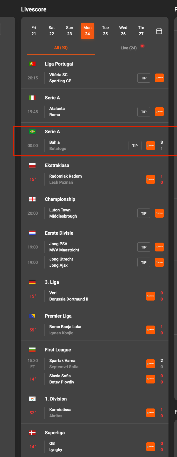 Livescore Fixture wrong result · Issue #1237 · Betarena/scores · GitHub