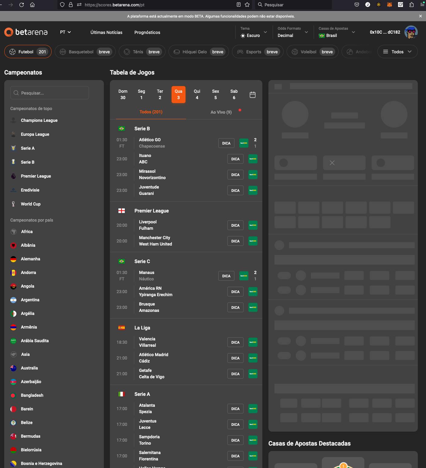 Featured Match for Brazil - Unresponsive · Issue #1264 · Betarena/scores · GitHub