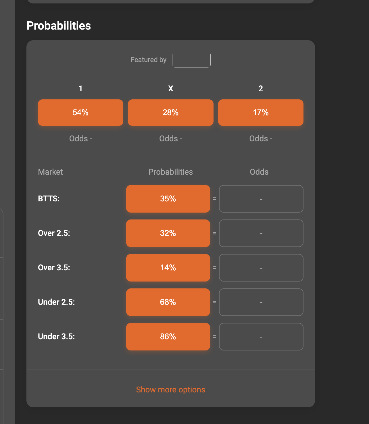 Fixtures - Probabilities missing betting site logo · Issue #1404 · Betarena/scores · GitHub
