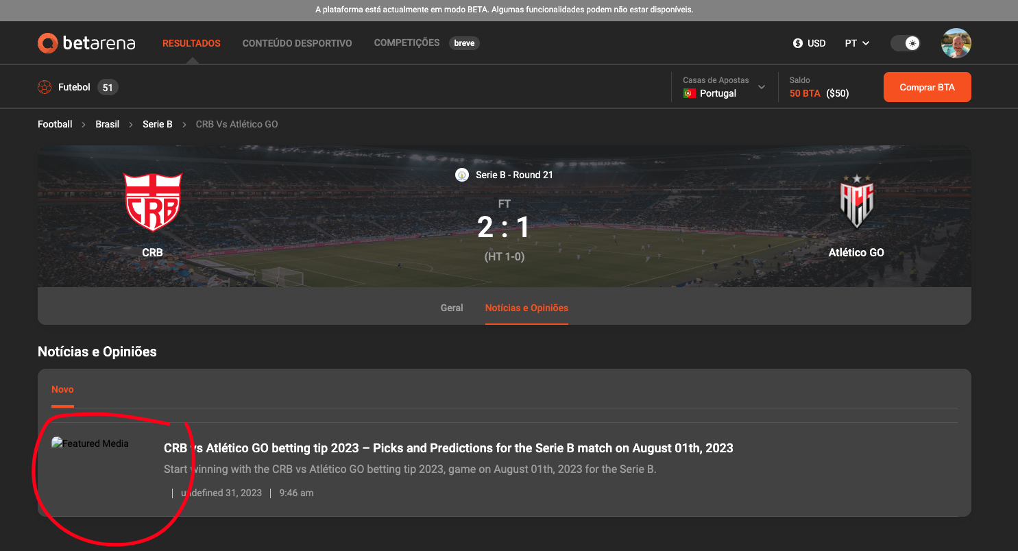[Bug]: Missing Betting Tips Thumbnails · Issue #1515 · Betarena/scores · GitHub