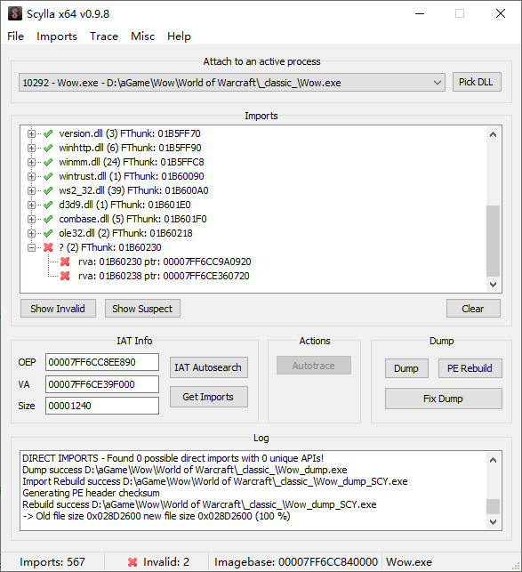 Dump wow but could not run. · Issue #6 · changeofpace/Overwatch-Dump-Fix · GitHub