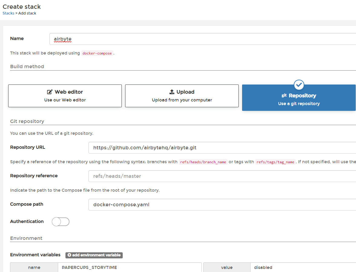 Add an environment variable to set the web app port · Issue #4049 · airbytehq/airbyte · GitHub
