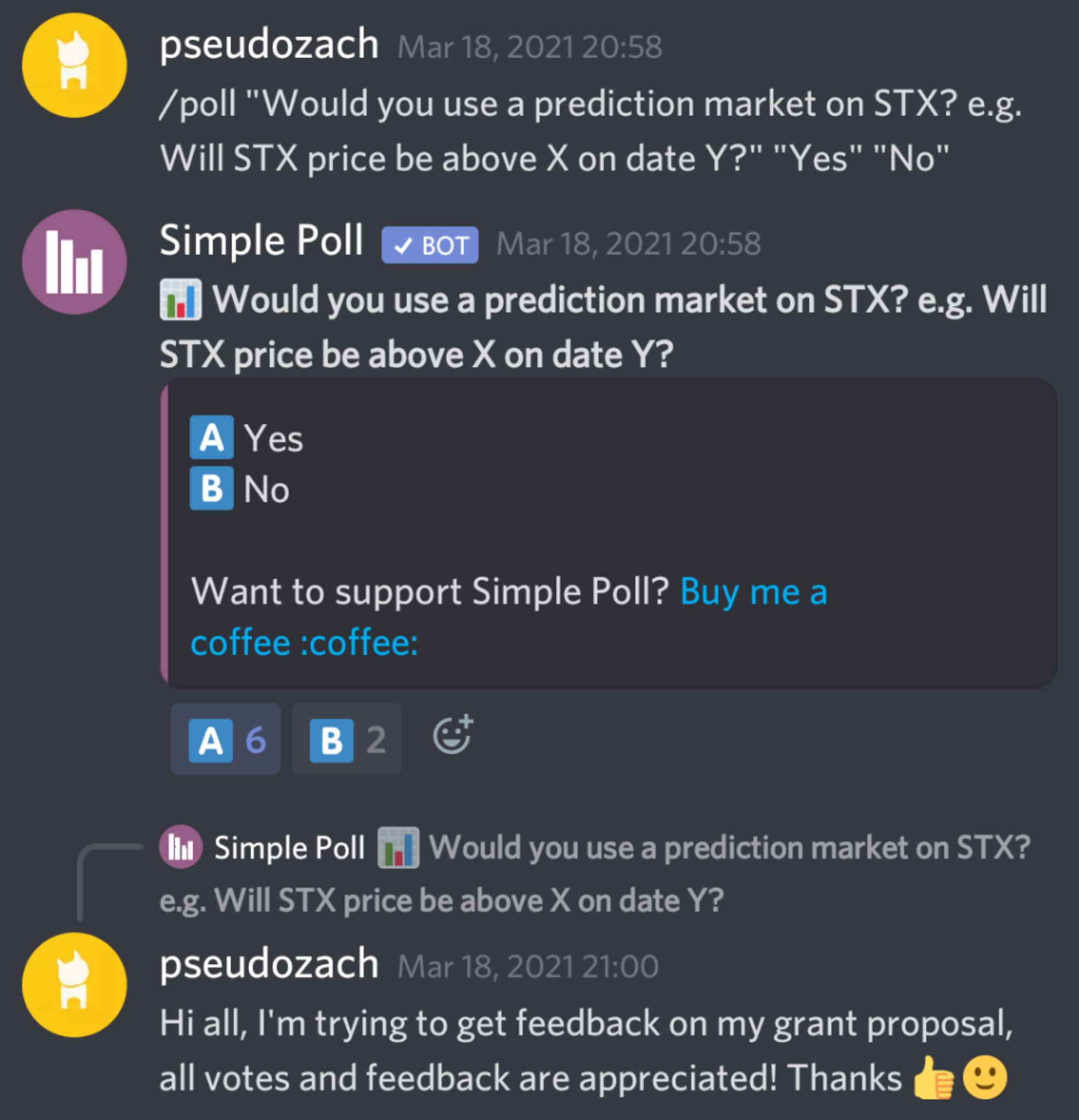 Prediction Market · Issue #67 · stacksgov/grants-program · GitHub