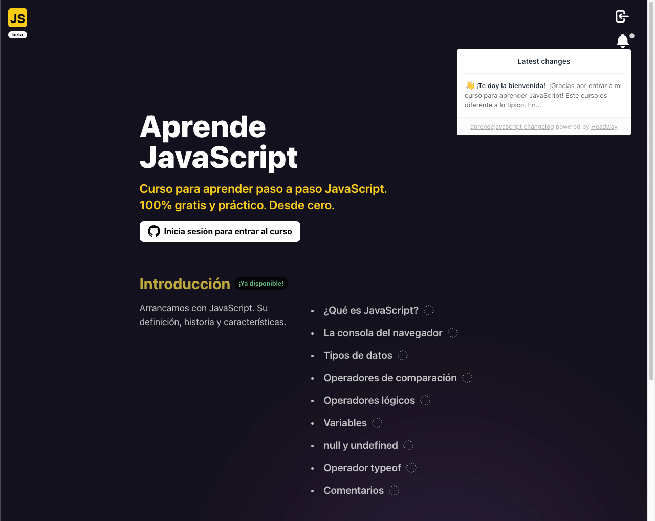 Al Iniciar Sesión Con Github No Maneja La Sesión · Issue 13 · Midudev Aprende Javascript