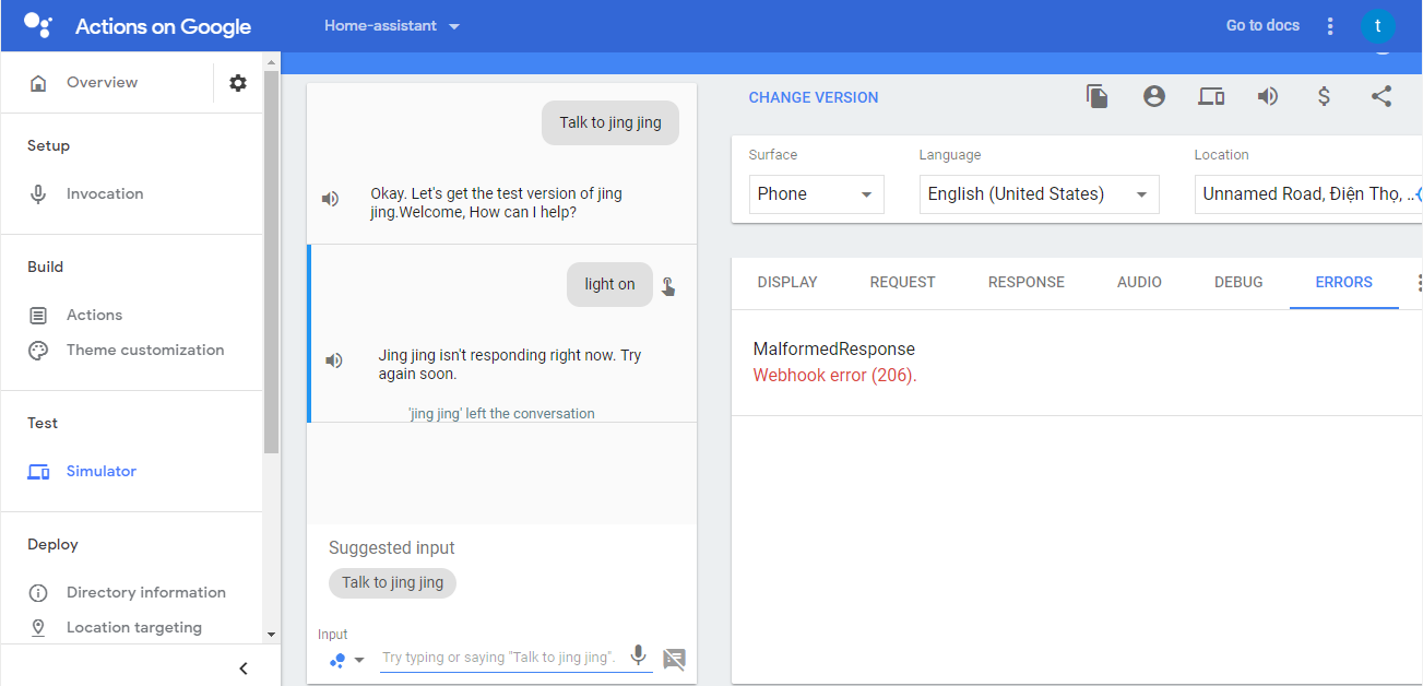 Bug Diaflow Can Not Connect With Firebase · Issue 221 · Dialogflowdialogflow Fulfillment