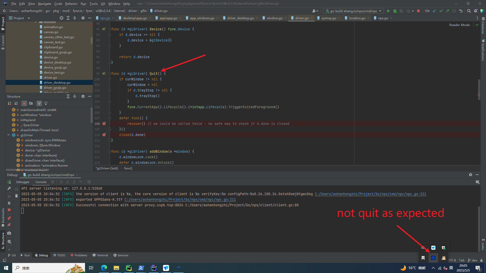 I Click The Systray `quit` By The App Not Quit · Issue 3869 · Fyne Io Fyne · Github