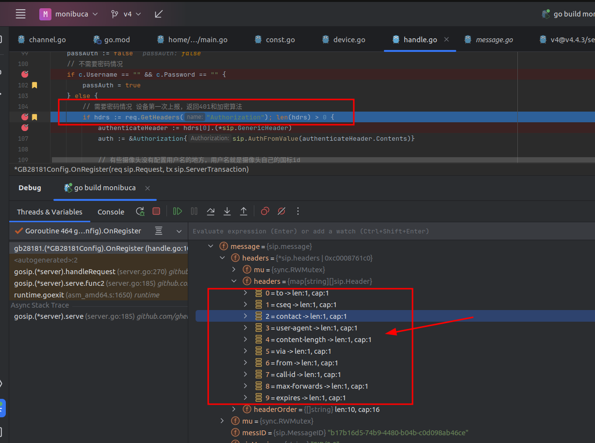海康摄像头，必须要填写账号密码。并且header里没有Authorization字段，无法通过认证 · Issue #103 · Monibuca/plugin-gb28181 · GitHub