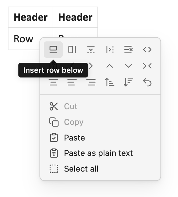 "Enter" key should insert a new row · Issue #84 · Stardusten/ob-table-enhancer · GitHub