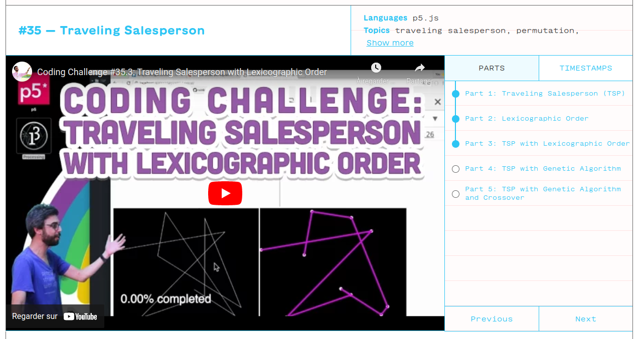 Nicely integrating multi-part coding challenges with minimal changes · Issue #420 · CodingTrain ...