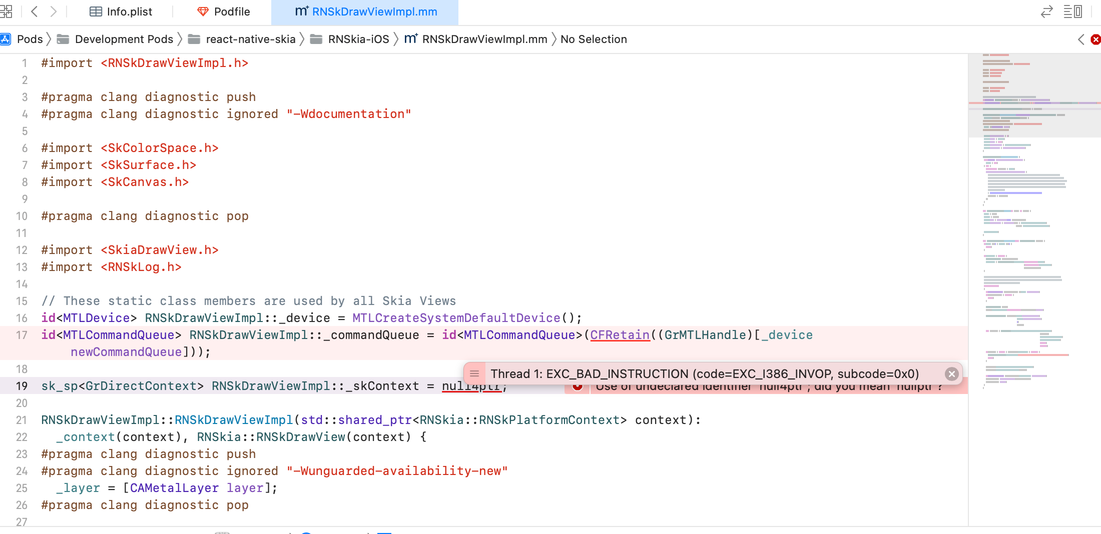 Ios 12 Cant Build Debug · Issue 596 · Shopifyreact Native Skia · Github