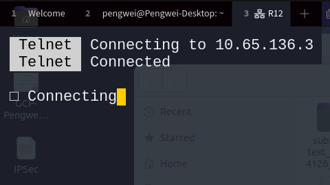 Telnet can not work. Always in Connecting status... · Issue #6489 ...