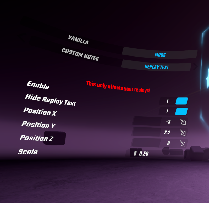 GitHub - AuriRex/ToggleReplayInfo: A Beat Saber mod that lets you ...