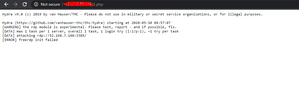 [ERROR] freerdp init failed · Issue #528 · vanhauser-thc/thc-hydra · GitHub