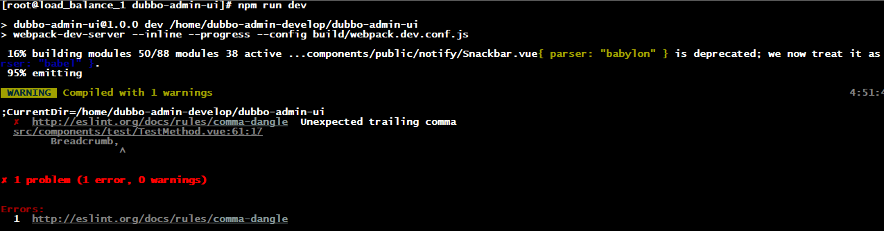 dubbo-admin-ui运行异常 · Issue #523 · apache/dubbo-admin · GitHub
