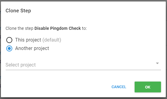 Allow cloning a step to a different project · Issue #5217 · OctopusDeploy/Issues · GitHub