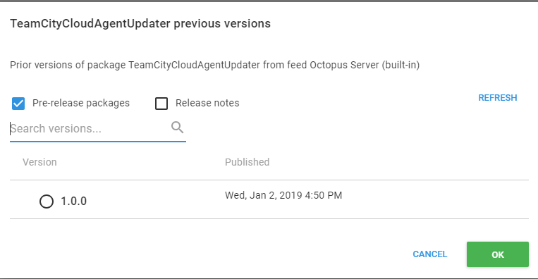 Package upload timestamp missing on previous versions dialog · Issue #5254 · OctopusDeploy ...