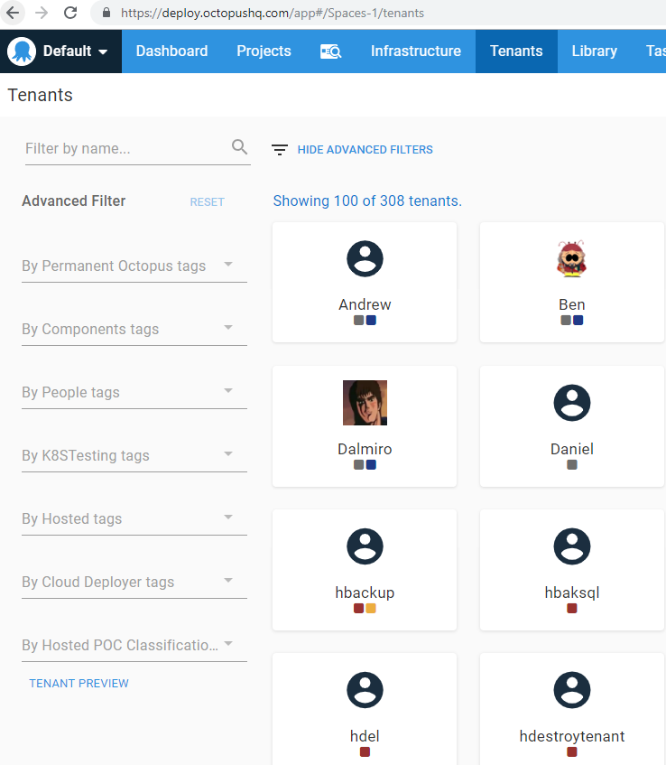 Tenant preview button is unnecessary on tenant overview page · Issue #5417 · OctopusDeploy ...